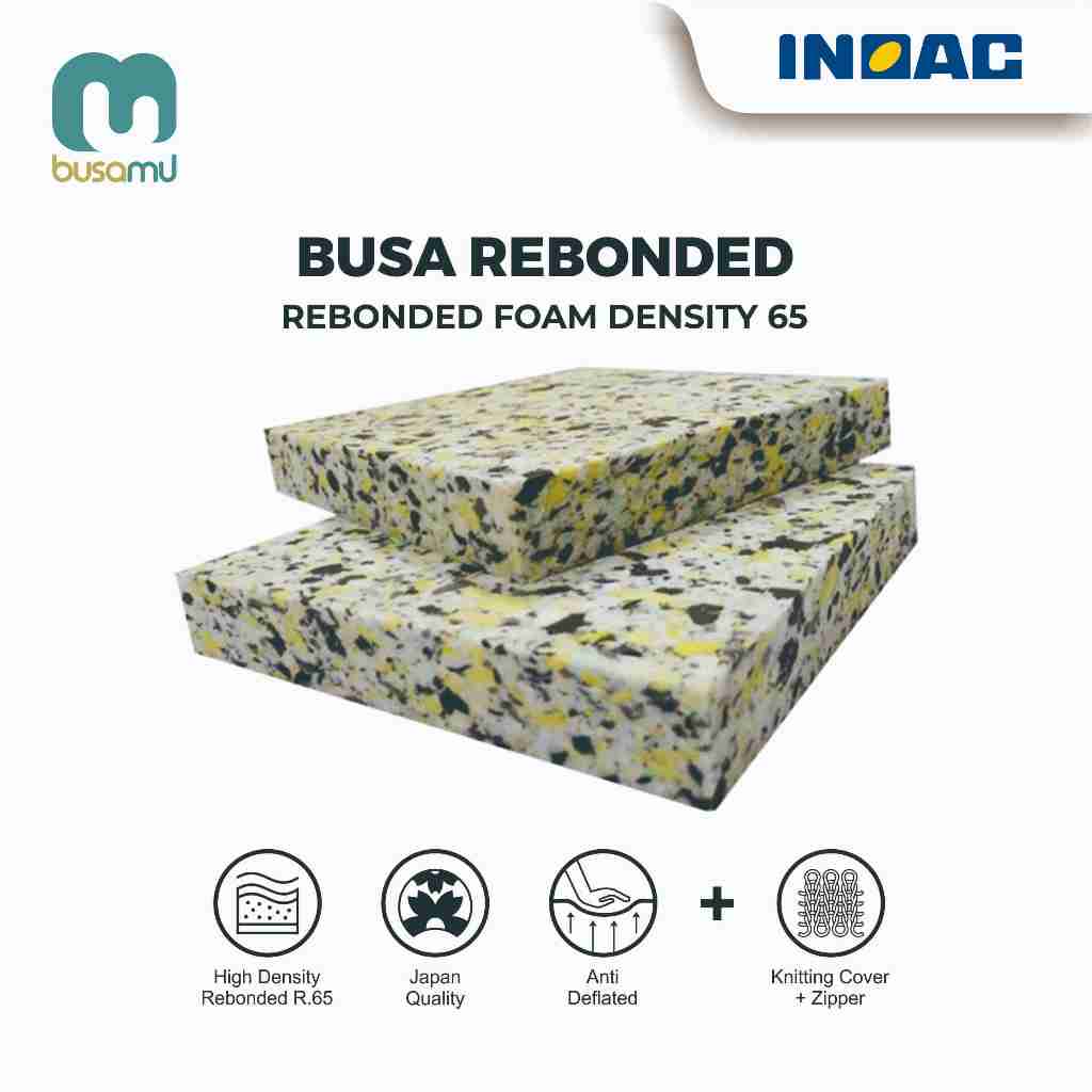 Jual Busamu Inoac Busa Rebonded Density 65 - Rebonded Foam / Kasur Busa ...