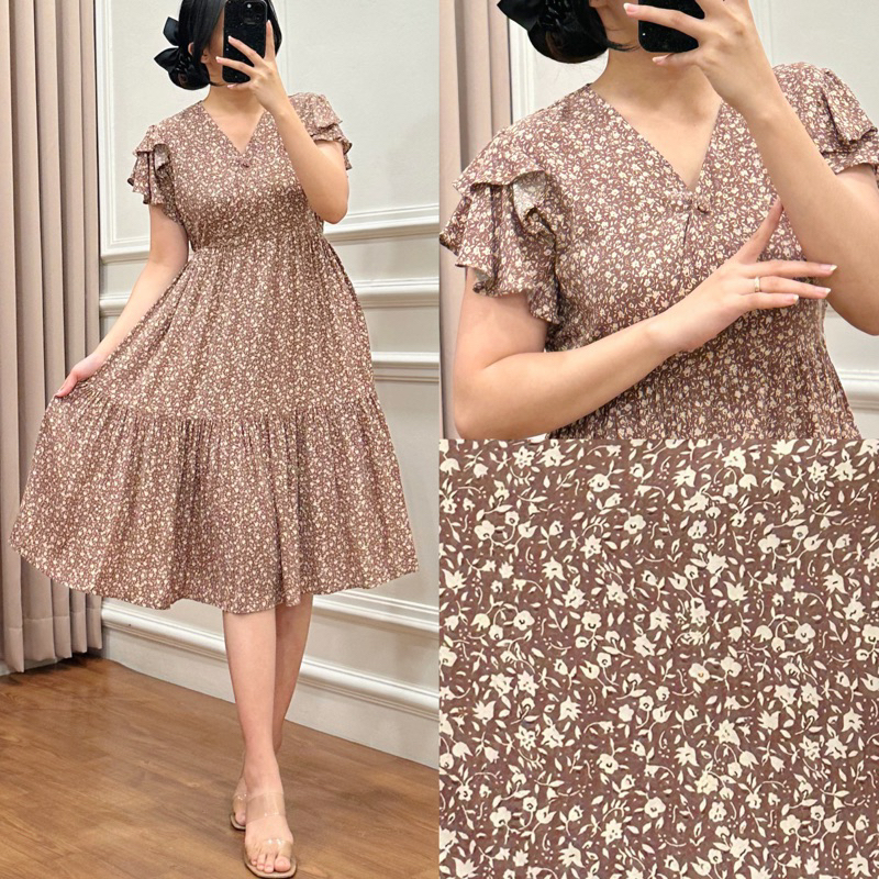 Jual Amariel Jenny Dress Daster Nyaman Bumil Busui Friendly | Shopee ...