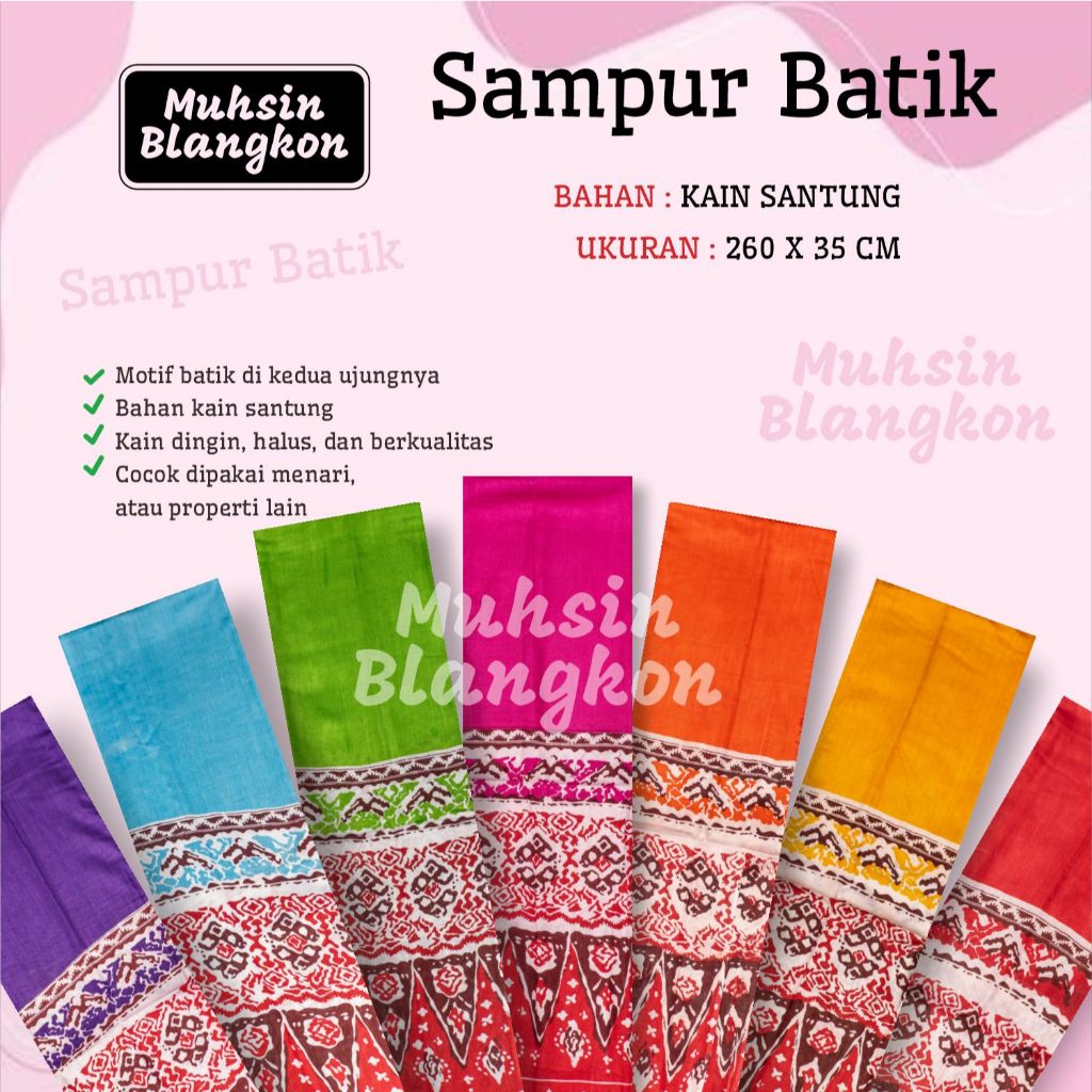 Jual Sampur Tari Batik / Selendang Menari / Accesories Menari ...