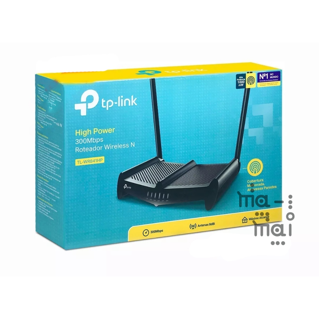 Jual TP-Link Wi-Fi Router TL-WR841HP 300Mbps High Power Wireless N ...