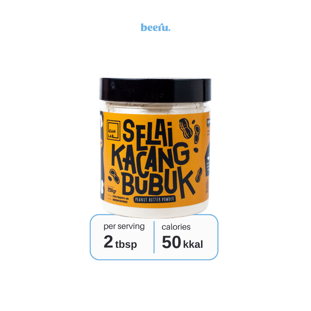 Jual Lean Lab Peanut Butter Powder 1/3 PB Original | Shopee Indonesia