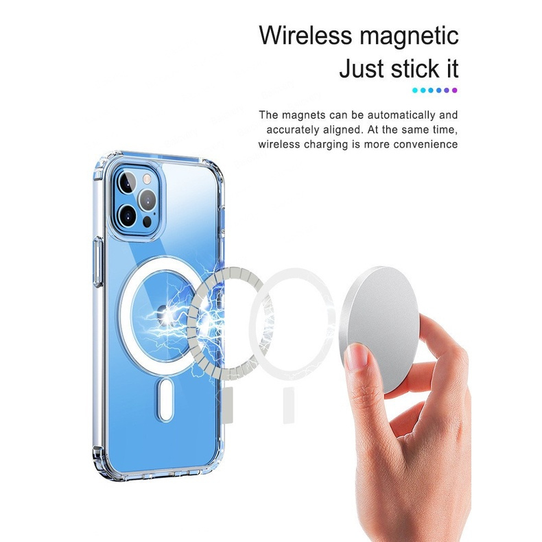 Jual Case Samsung S9 S9 PLUS MAGSAFE TPU CLEAR KORI Magnetic Bening ...