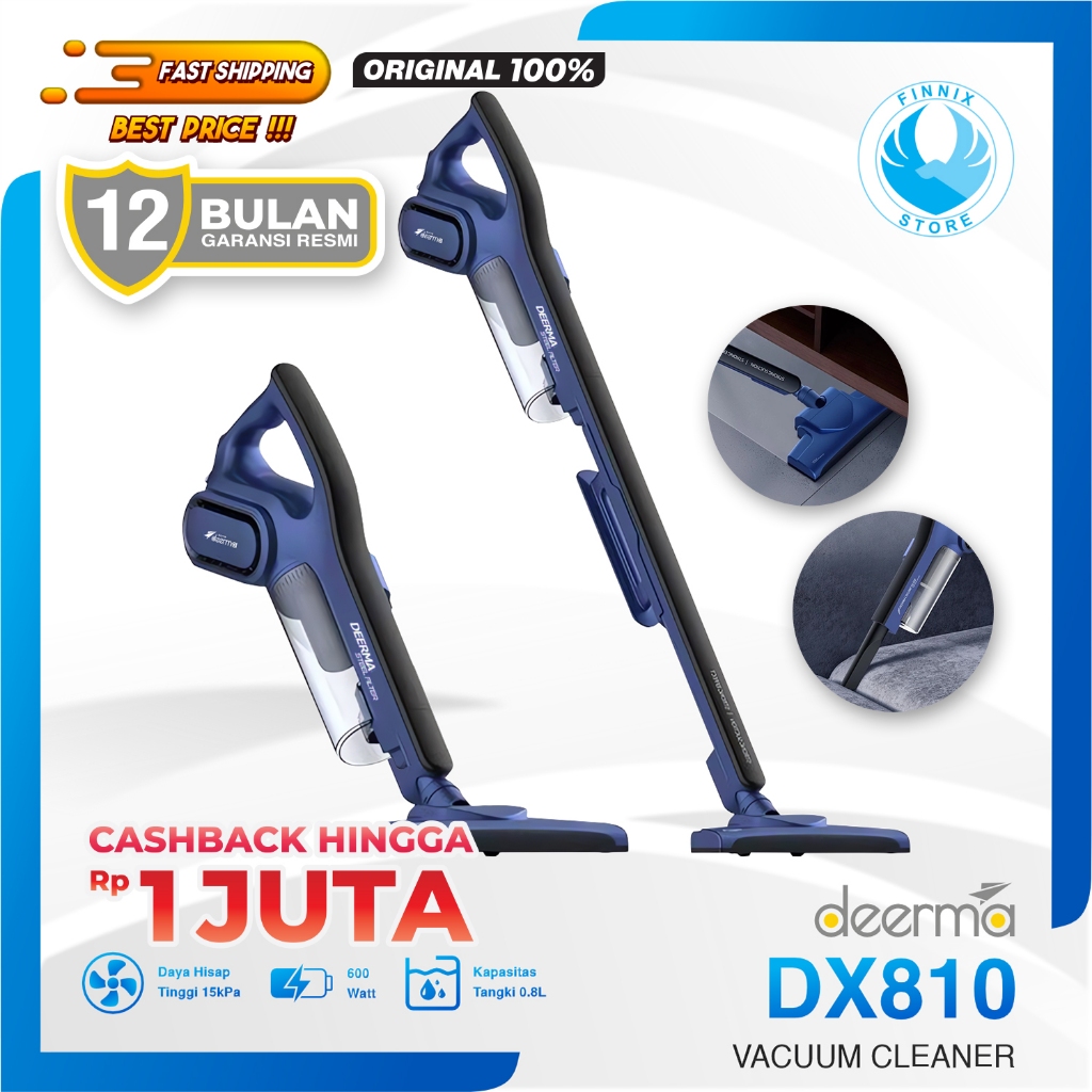 Jual Deerma DX810 Vacum Handheld 2 in 1 Vacuum Cleaner - Vakum Fakum ...