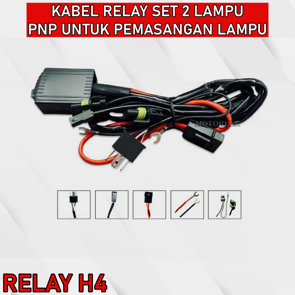 Jual ORIGINAL KABEL RELAY BILED RELAY SUPER 2 BILED | KABEL RELAY HID 2 ...