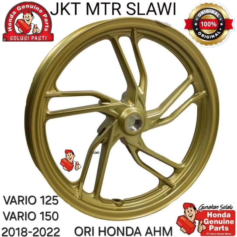 Jual 44650-k59-A70ZB velg depan, pelek depan vario 150 vario 150J warna ...