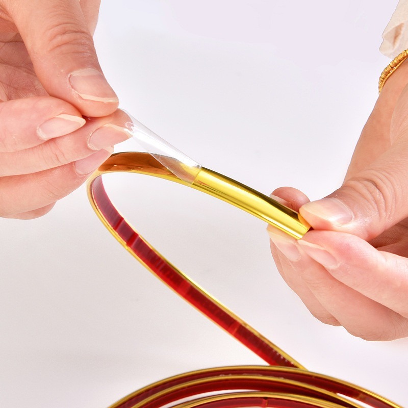 Jual WALL STICKER PANJANG 1 METER / LIST PLAT STRIP HAIRLINE / LIST ...