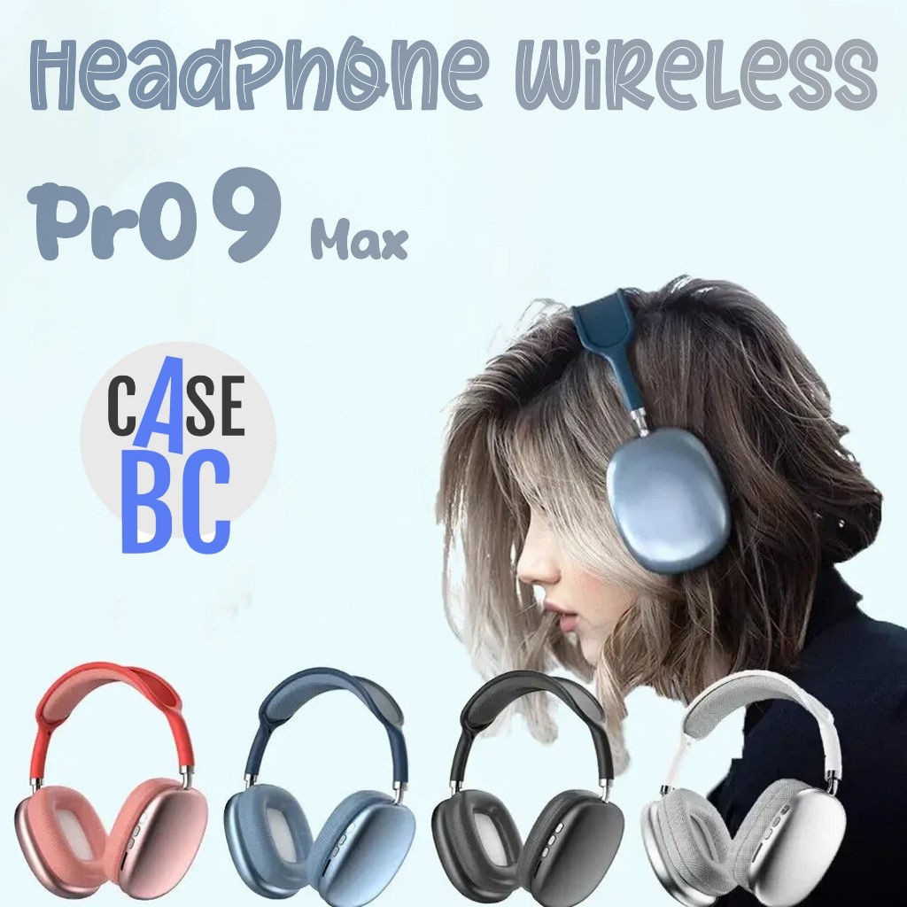 Jual Headphone Bluetooth Wireless P9 PRO MAX Real Gaming Experience ...