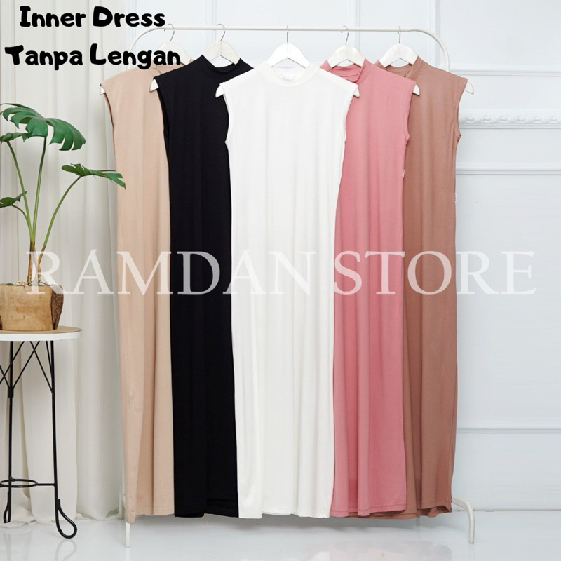 Jual Inner Gamis Tanpa Lengan-Gamis Kutung Rayon Super, Gamis Manset ...