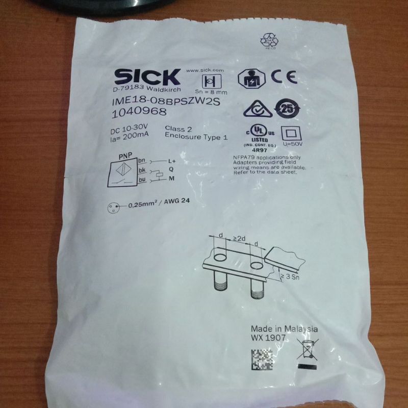 Jual SICK Proximity Sensor IME18-08BPSZW2S | Shopee Indonesia