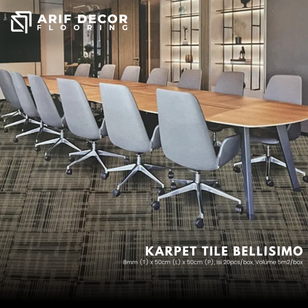 Jual Karpet Tile Lantai BELLISIMO Karpet Studio / Karpet Hotel / Karpet ...