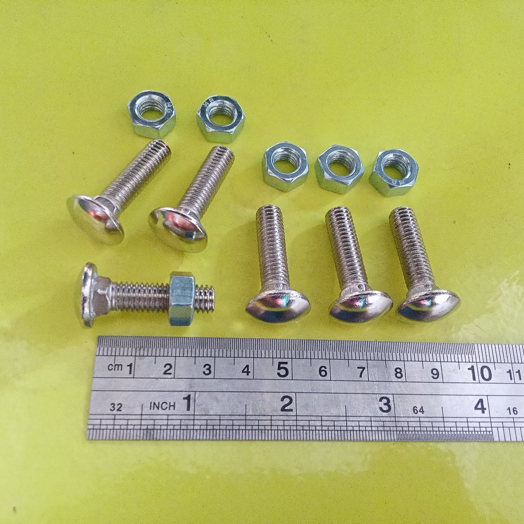 Jual BAUT MUR CB M8x30 STAINLESS / BAUT M8 X 30 PANJANG 3CM / BAUD ...