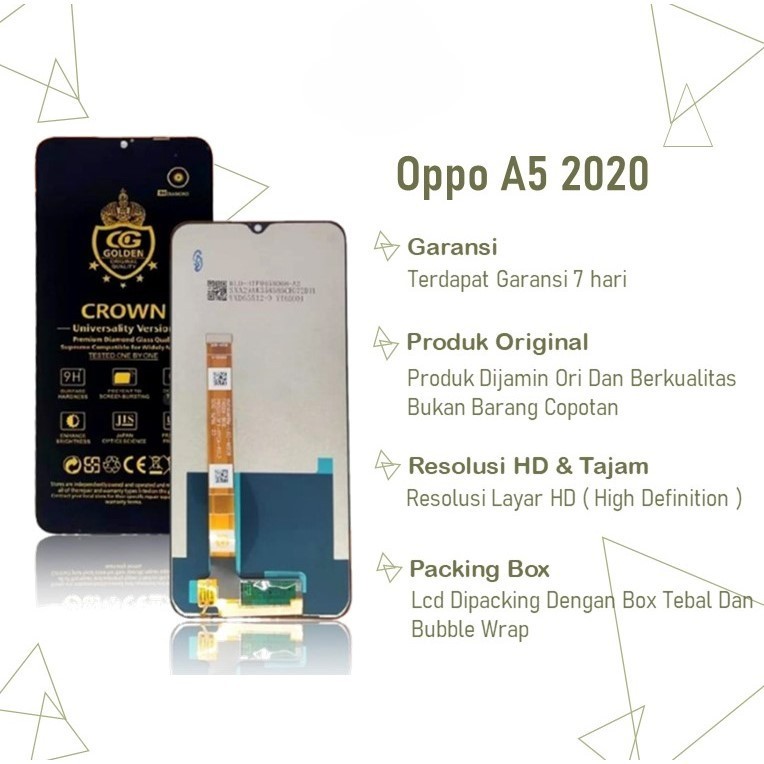 Jual LCD TOUCHSCREEN OPPO A31 2020/A5 2020/A9 2020/A8/A11/A11X/REALME C3/5/5I/5S/6S ORIGINAL ...