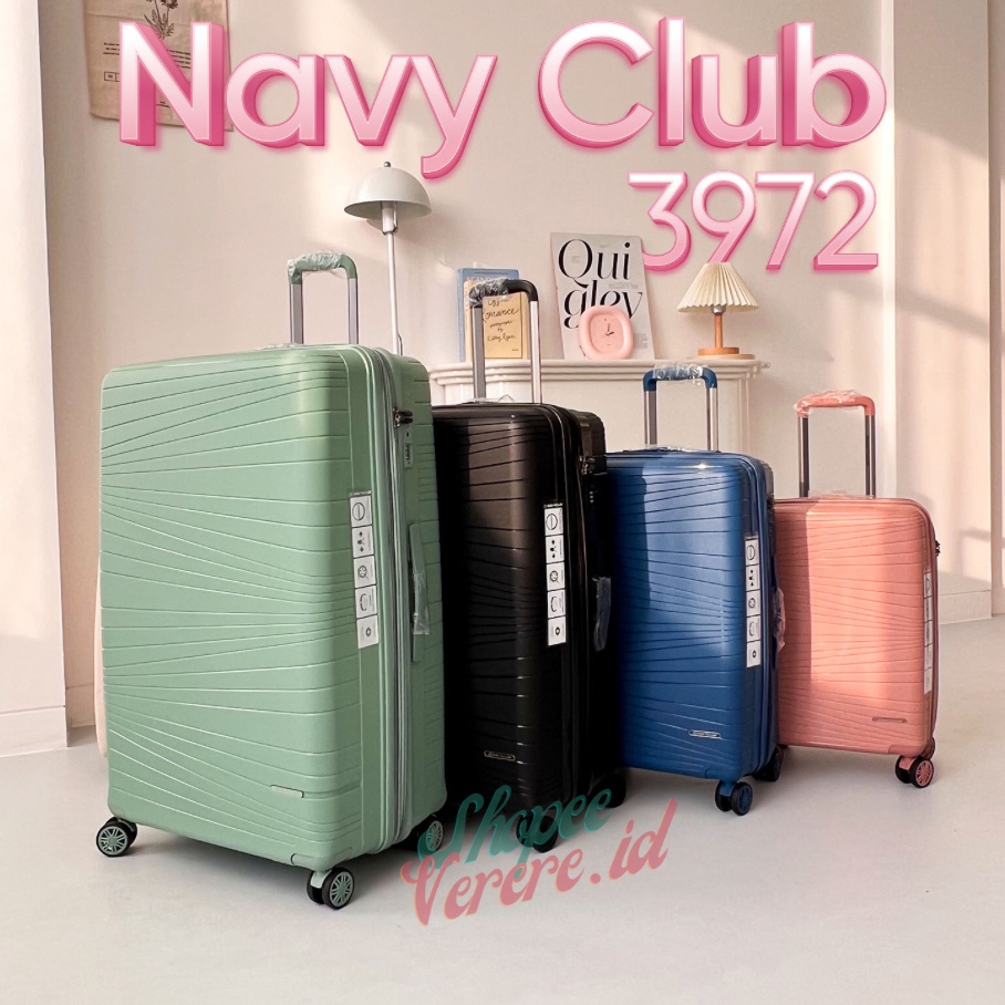 Jual KODE F7K4 Koper Jumbo Navy Club Original 3972 Series 2 24 28 32 ...