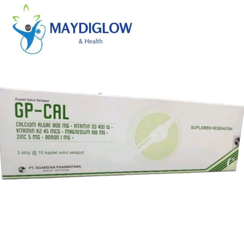 Jual GP-CAL TABLET - Membantu Memelihara Kesehatan Tulang | Shopee ...
