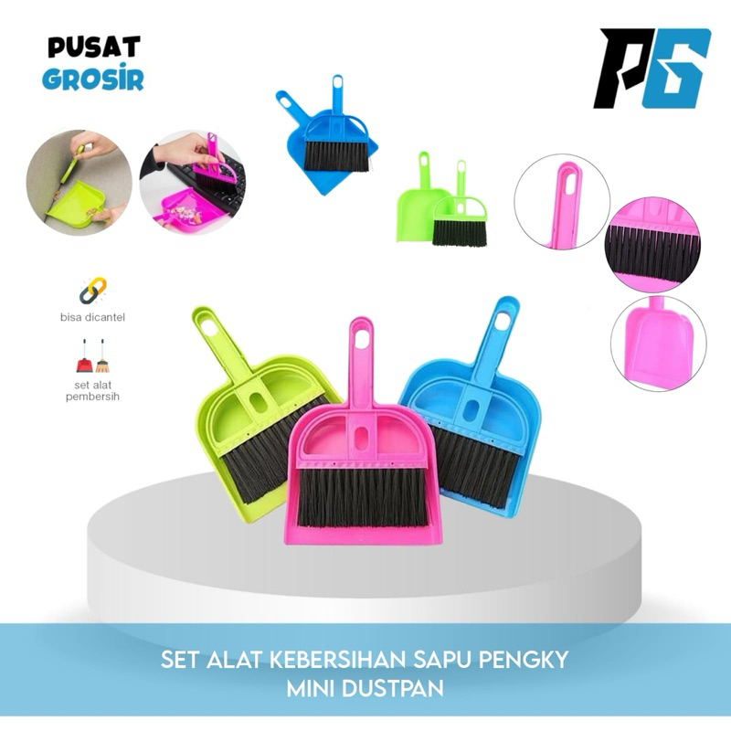 Jual Sapu Mini Pengki Set Serok Meja Sembayang Celah Mobil Keyboard ...