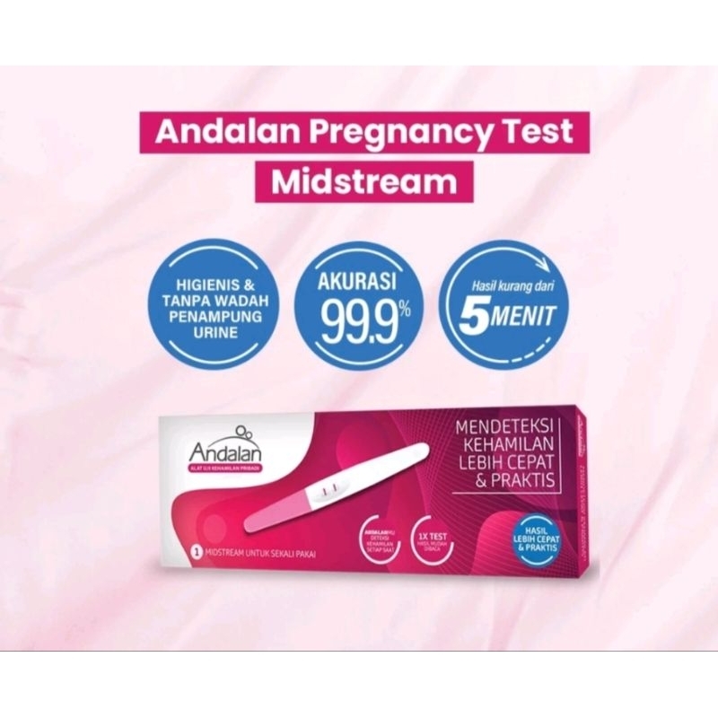Jual Andalan pregnancy test kit MIDSTREAM | Shopee Indonesia
