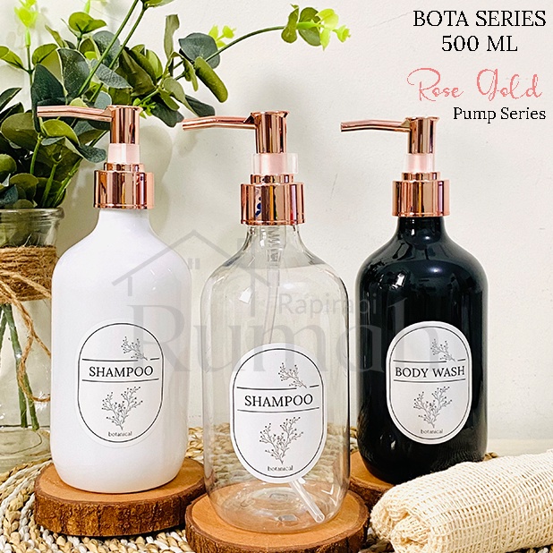 Jual KODE G63X BOTA 5 ML Botol Sabun Isi Ulang PUMP ROSE GOLD PINK Body Wash Shampoo Cuci Tangan ...