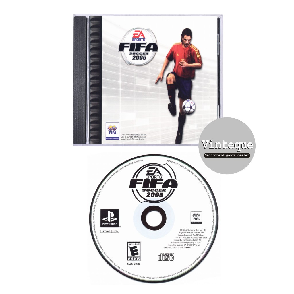 Jual Kaset CD PS1 Playstation 1 Original Pabrik FIFA 2005 | Shopee ...