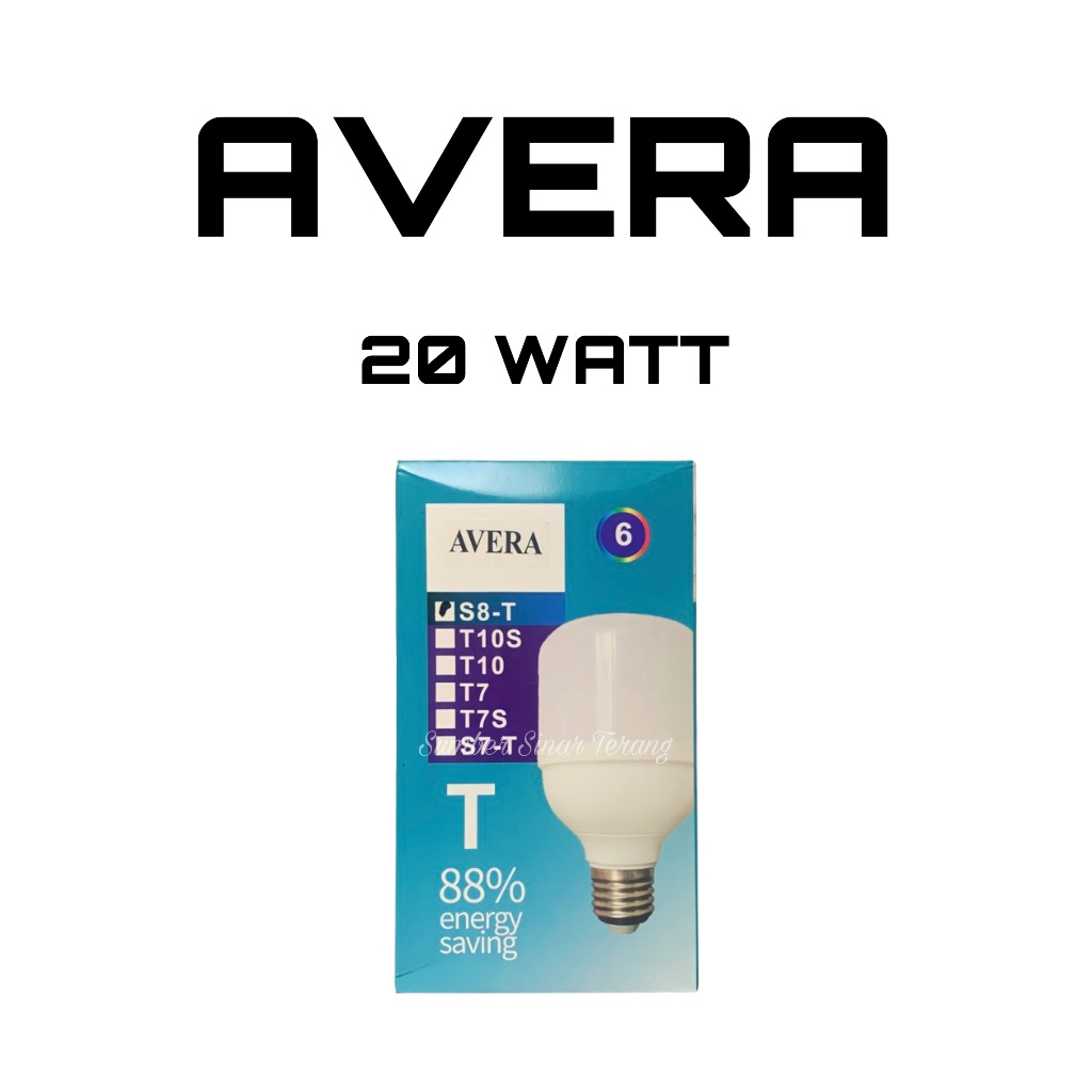 Jual 20 WATT LAMPU TABUNG AVERA EKONOMI PUTIH | Shopee Indonesia