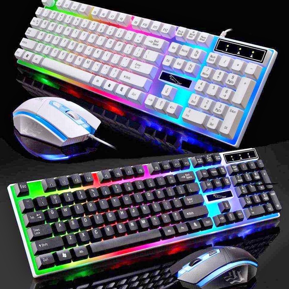 Jual Keyboard Game G21B wired keyboard and mouse set color LED ...
