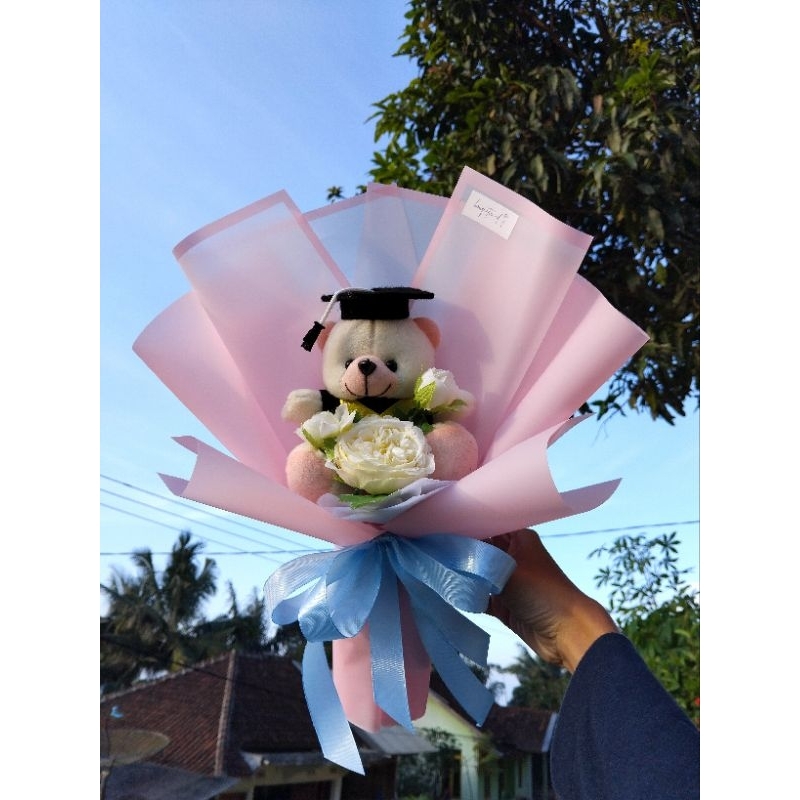 Jual BUKET BONEKA/BUKET WISUDA/BUKET SIMPEL/BUKET BUNGA/BOUQUET BUNGA ...