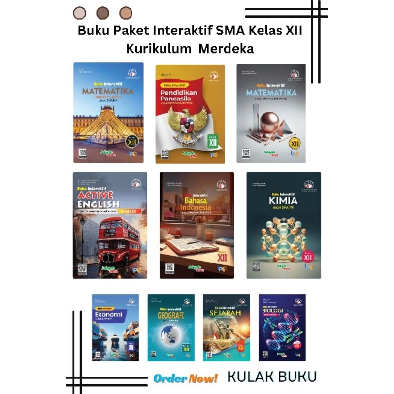 Jual BUKU PAKET INTERAKTIF SMA Kelas 12/XII Kurikulum Merdeka Intan Pariwara Edisi Baru 2024 ...