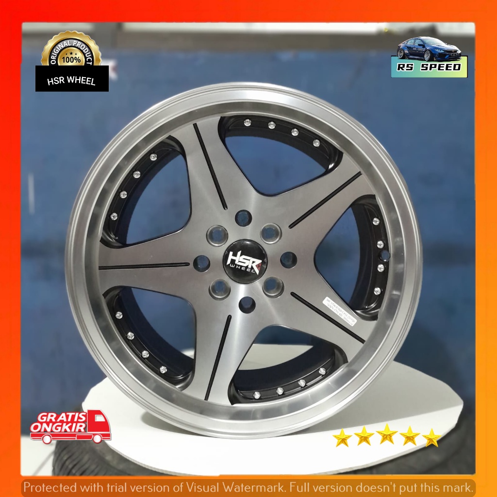Jual Pelg Velg Mobil Racing HSR Untuk Honda Jazz Honda Brio Agya Toyota Avanza Toyota Vios Ring ...