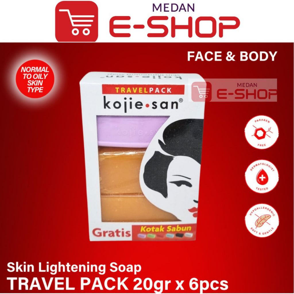 Jual KOJIE SAN Kojic Acid Skin Lightening Soap 45gr / 65gr / 135gr ...