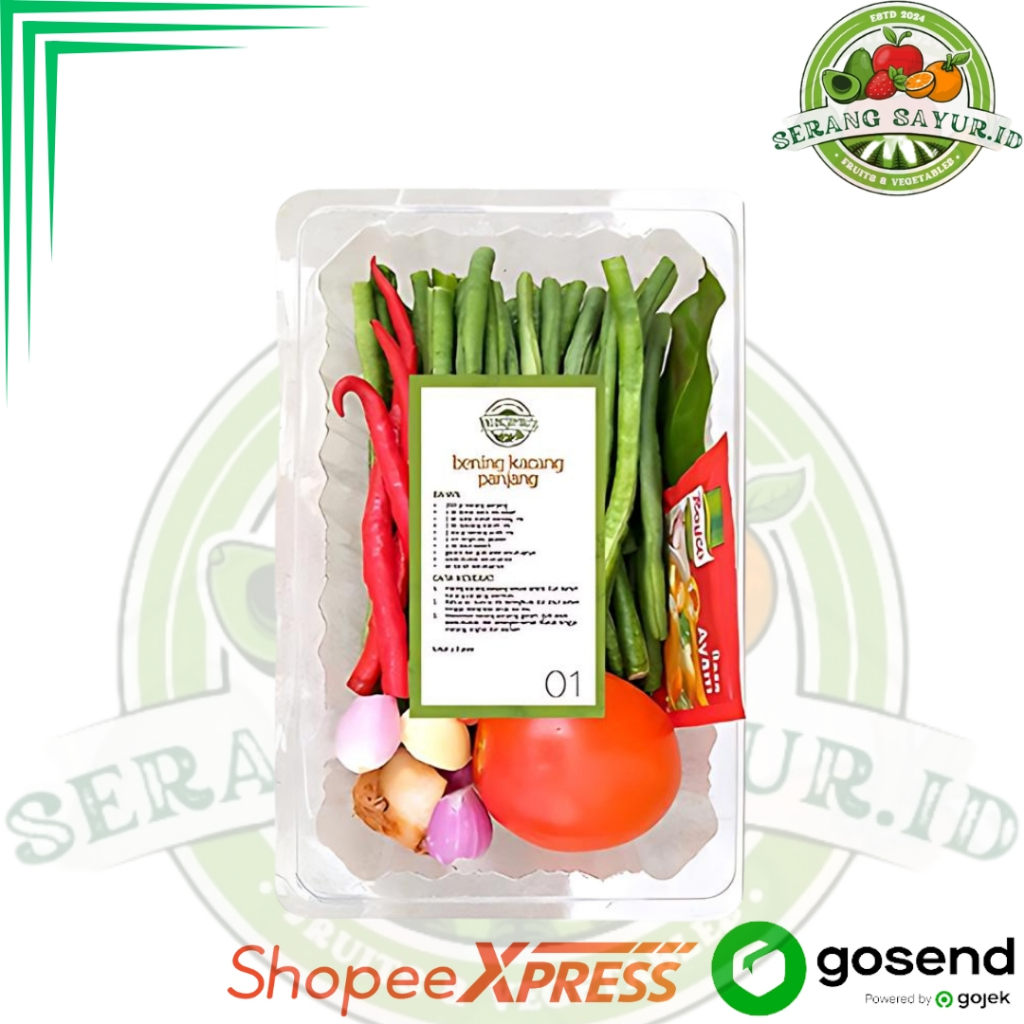 Jual SAYUR BENING KACANG PANJANG MINI FOODPREP | SayurInstan | Shopee ...