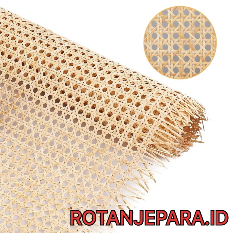 Jual ROTAN ANYAMAN LEMBARAN ALAMI ROTAN MOTIF MOTOERO WEBBING RATTAN ...
