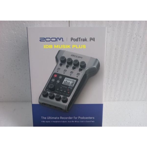 Jual Zoom PodTrak P4 Podcast Recorder Original | Shopee Indonesia