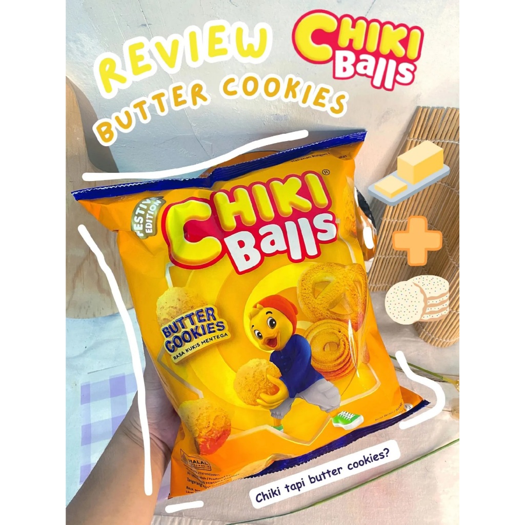 Jual Chiki Balls Butter Cookies 55gram | Shopee Indonesia