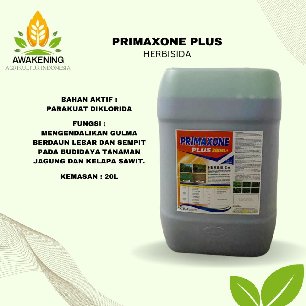 Jual PRIMAXONE PLUS 280SL 20LITER HERBISIDA | Shopee Indonesia