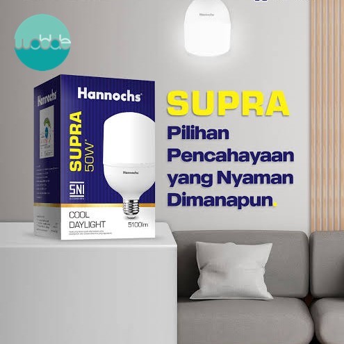 Jual LAMPU LED HANNOCHS SUPRA LAMPU HANNOCHS LED SUPRA 6W 12W 18W 22W 30W 32W 40W 45W 50W 6 WATT ...
