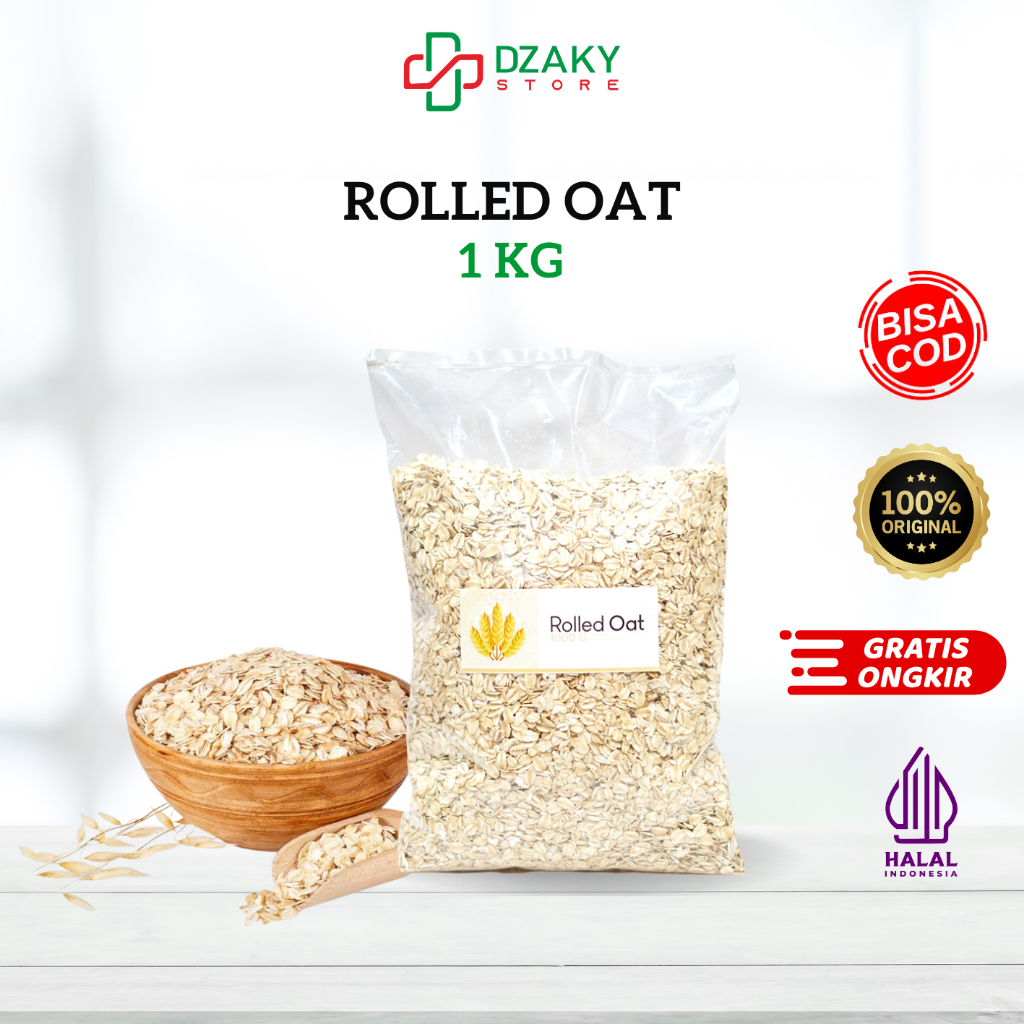 Jual Reguler Rolled Oat - Oatmeal Gandum Utuh Original | Shopee Indonesia