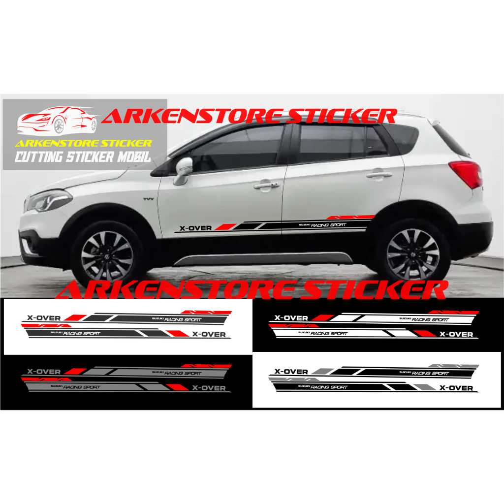 Jual Sticker suzuki x-over sticker stiker mobil xover sticker list x ...