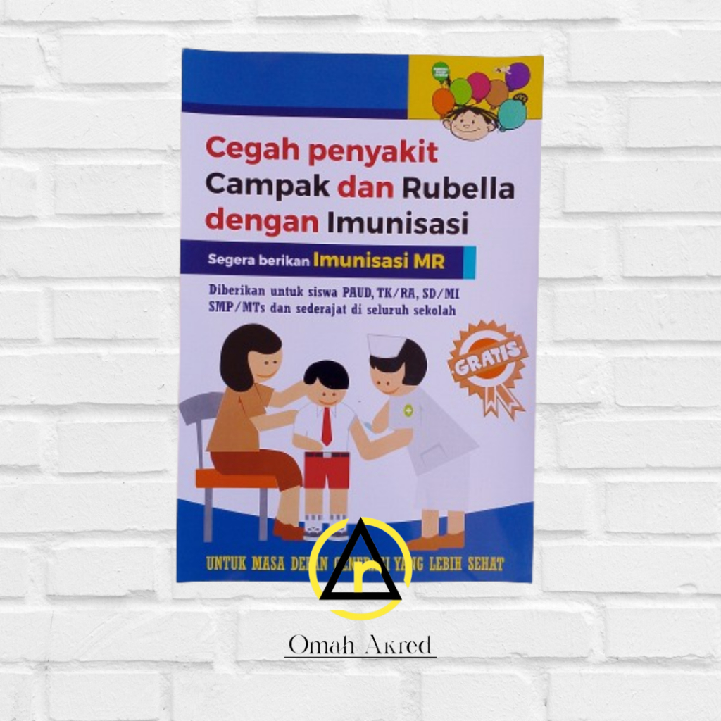 Jual Poster Cegah Penyakit Campak dan Rubella dengan Imunisasi - Poster ...