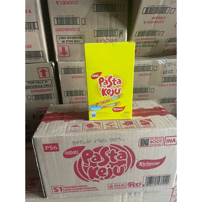 Jual Nabati Pasta Keju richeese box 180gr @6g | Shopee Indonesia