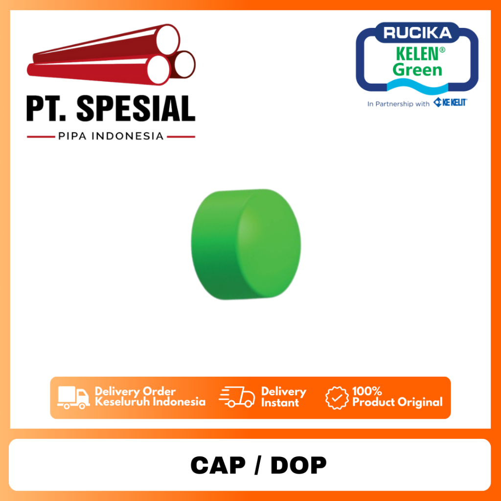 Jual Dop PPR Rucika DN40 - DN75 / End Cap PPR Rucika - 10 | Shopee Indonesia