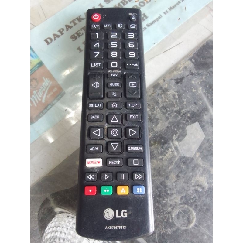 Jual remote TV LED lg | Shopee Indonesia