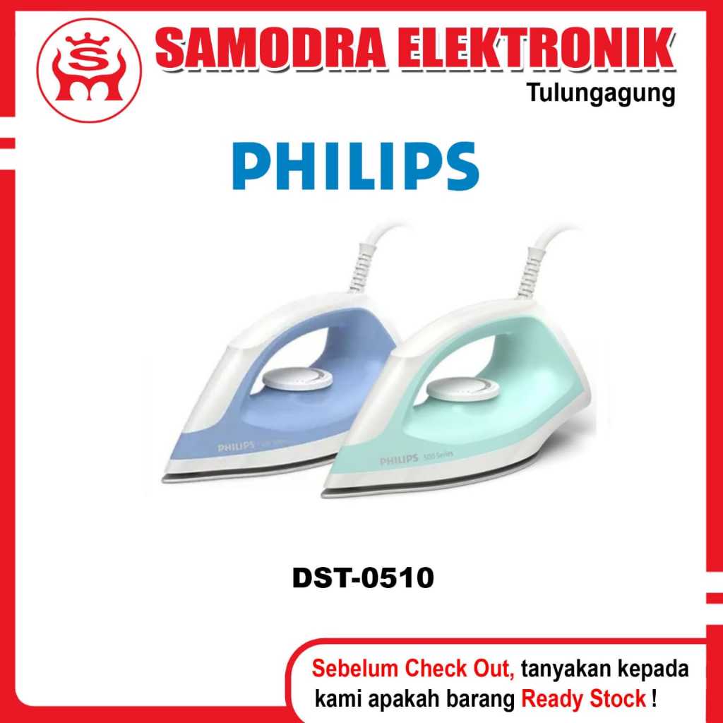 Jual Setrika PHILIPS DST-0510/20 Biru | DST-0510/70 Hijau | Shopee ...