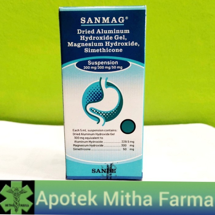 Jual SANMAG SIRUP 120ML MENGATASI GEJALA SAKIT MAAG | Shopee Indonesia