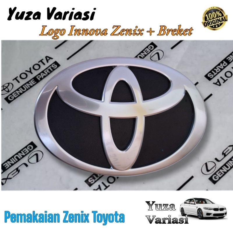 Jual Logo Grill Depan Innova Zenix Original Toyota // Emblem Logo Grill ...