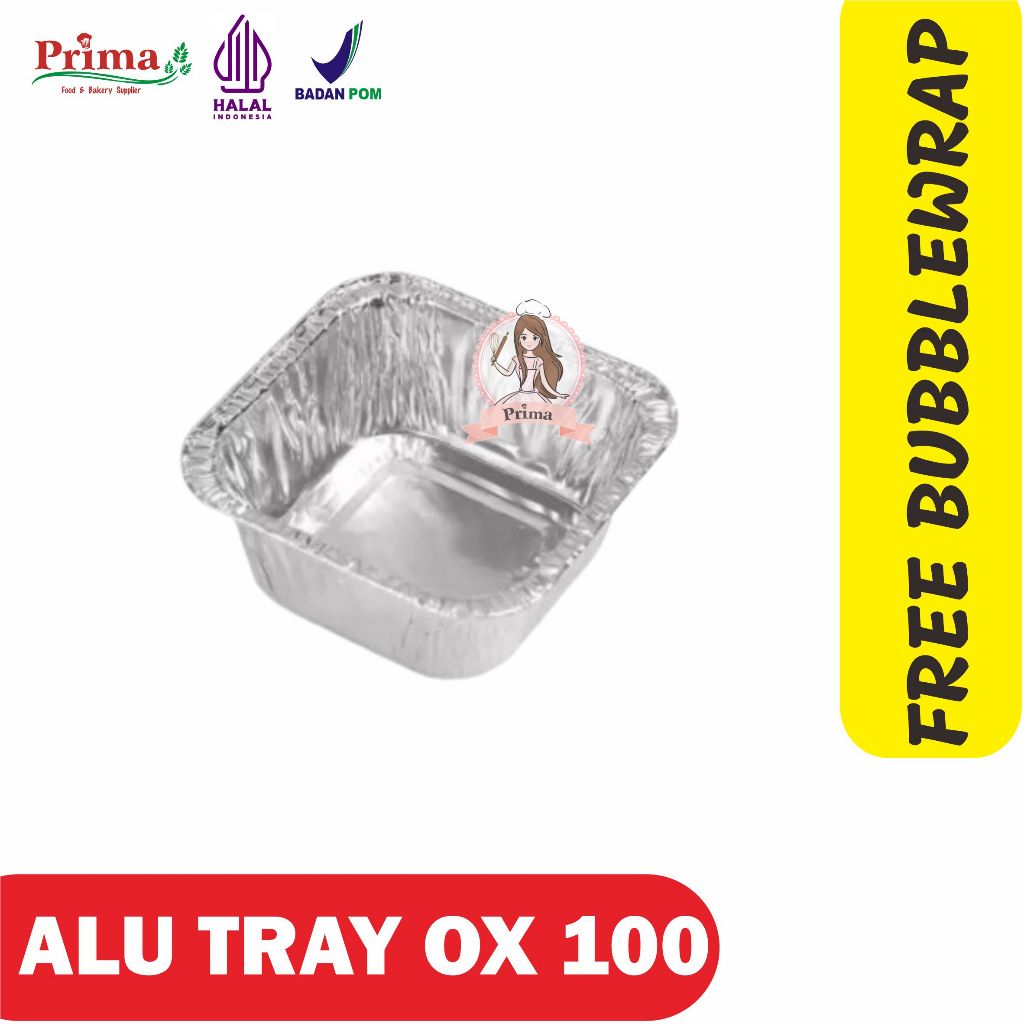 Jual Alumunium Foil Tray - Alu tray - OX 100 - 10pcs | Shopee Indonesia