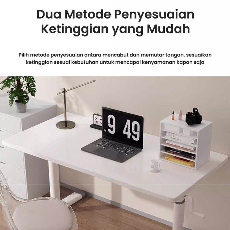 Jual Meja Laptop Adjustable Height Standing Desk Portable Meja Kantor ...