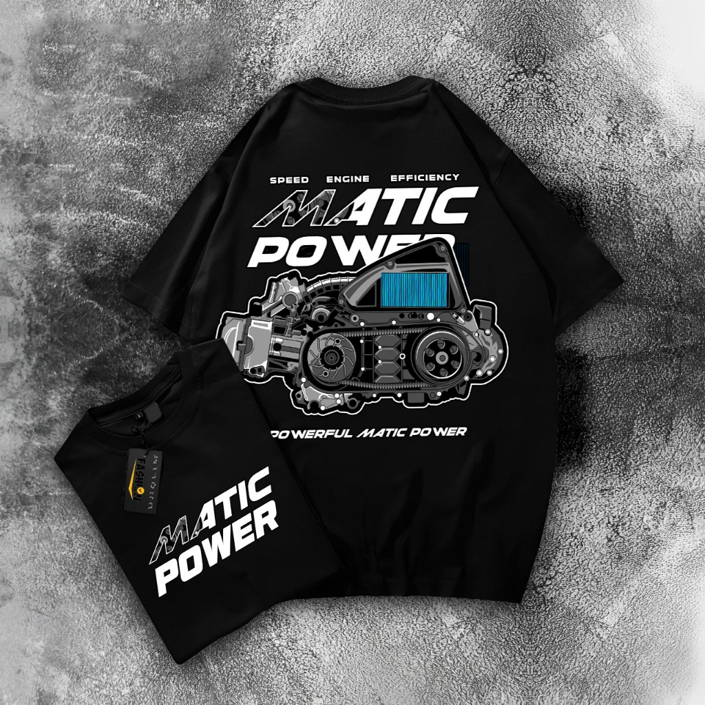 Jual Kaos Matic Power Mesin Matic Kaos Racing Balap Racing Speed Sleep ...