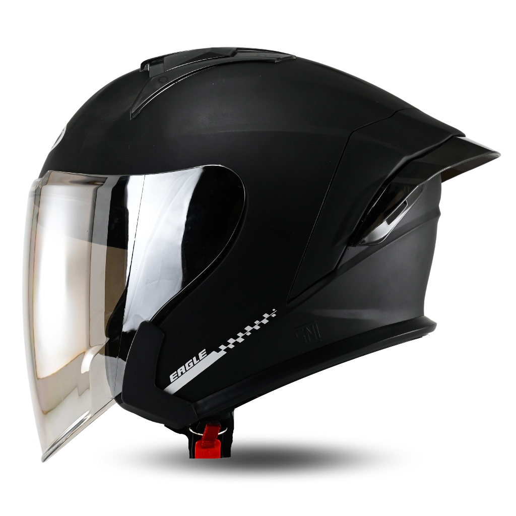 Jual R-Six Helm Half Face Solid Paket Ganteng Original Kece SNI ...