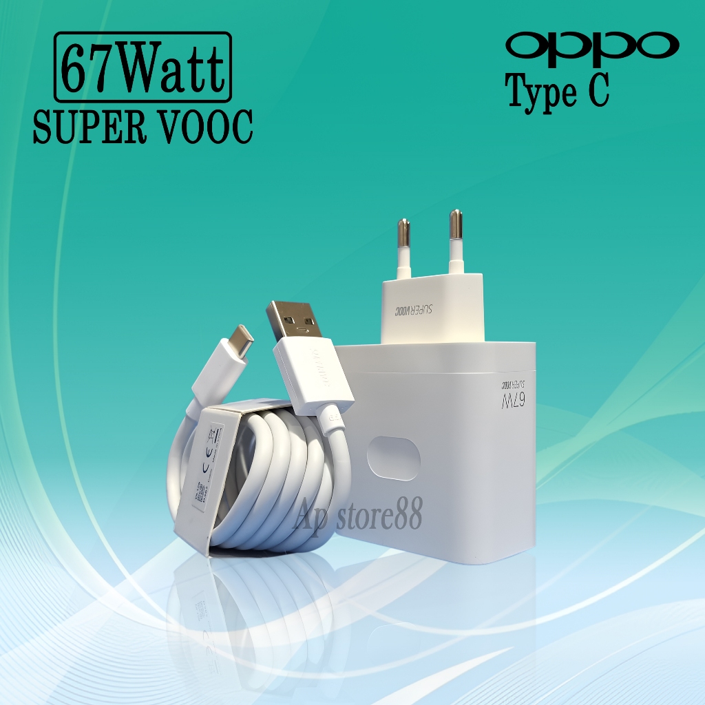 Jual Charger Oppo 67W SuperVooc Fast Charging Original 100% USB Type C ...