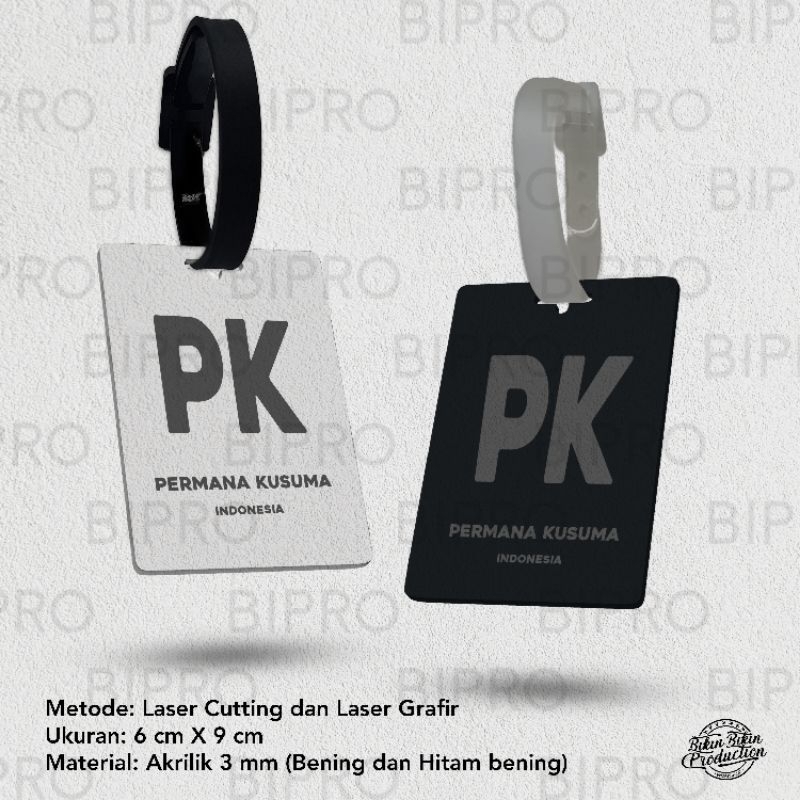 Jual Bag Tag Akrilik Custom | Luggage Tag Akrilik Custom | Shopee Indonesia