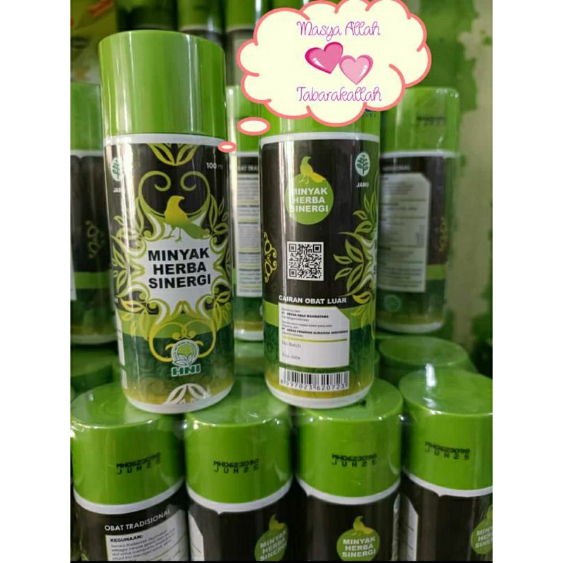 Jual Minyak Herba Sinergi 100 ml | MHS Butbut | HNI HPAI | Nyeri Sendi ...